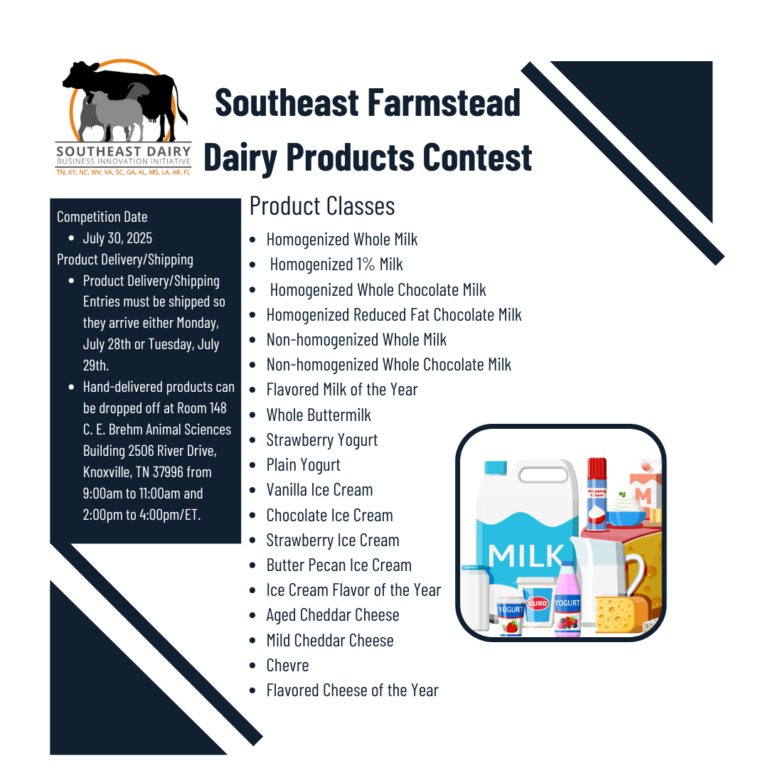 Announcing the Third Annual Southeast Farmstead Dairy Products ...